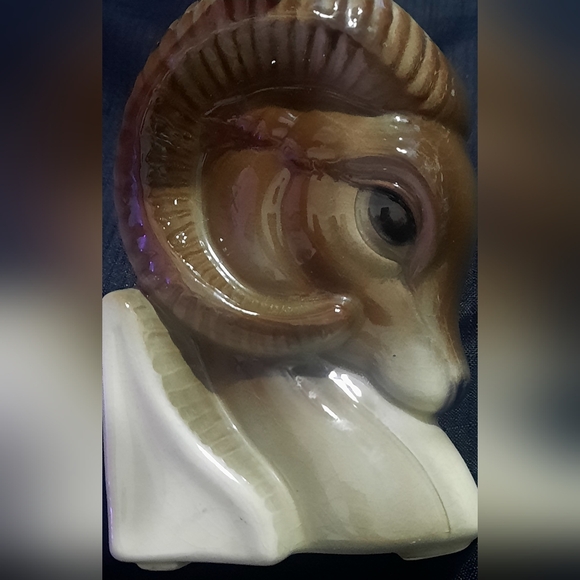 Vintage | Accents | Vintage Mcm Ramsheep Head Plant Vase | Poshmark